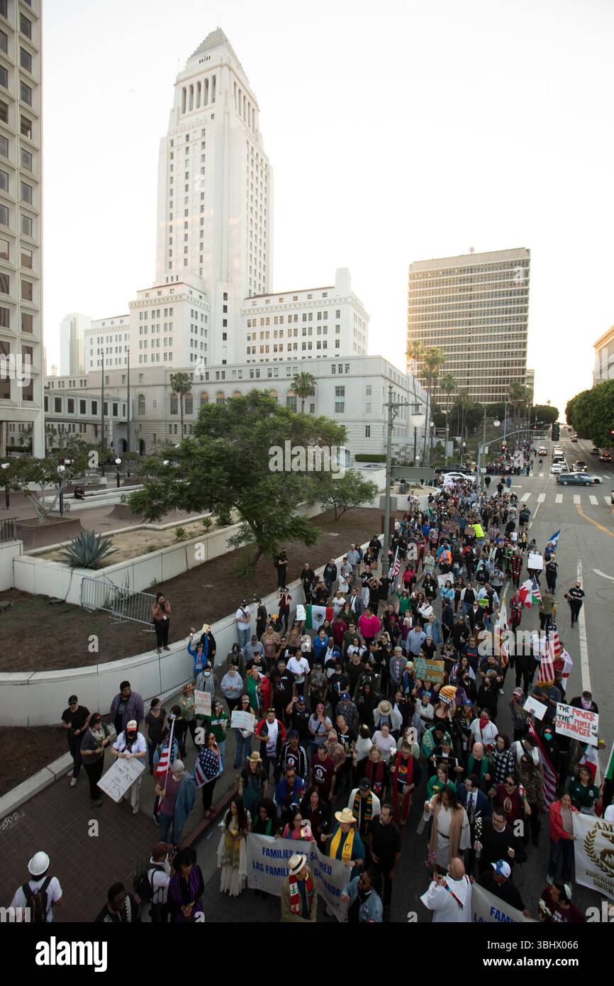 Los Angeles, California, USA - June 10, 2025: California Highway Patrol ...