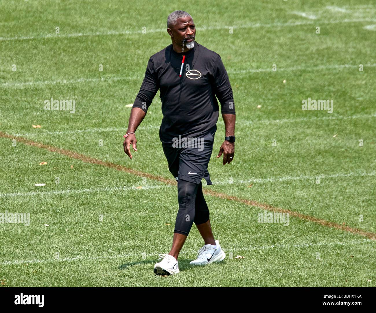 New York Jets head coach Aaron Glenn over seeing minicamp at the ...