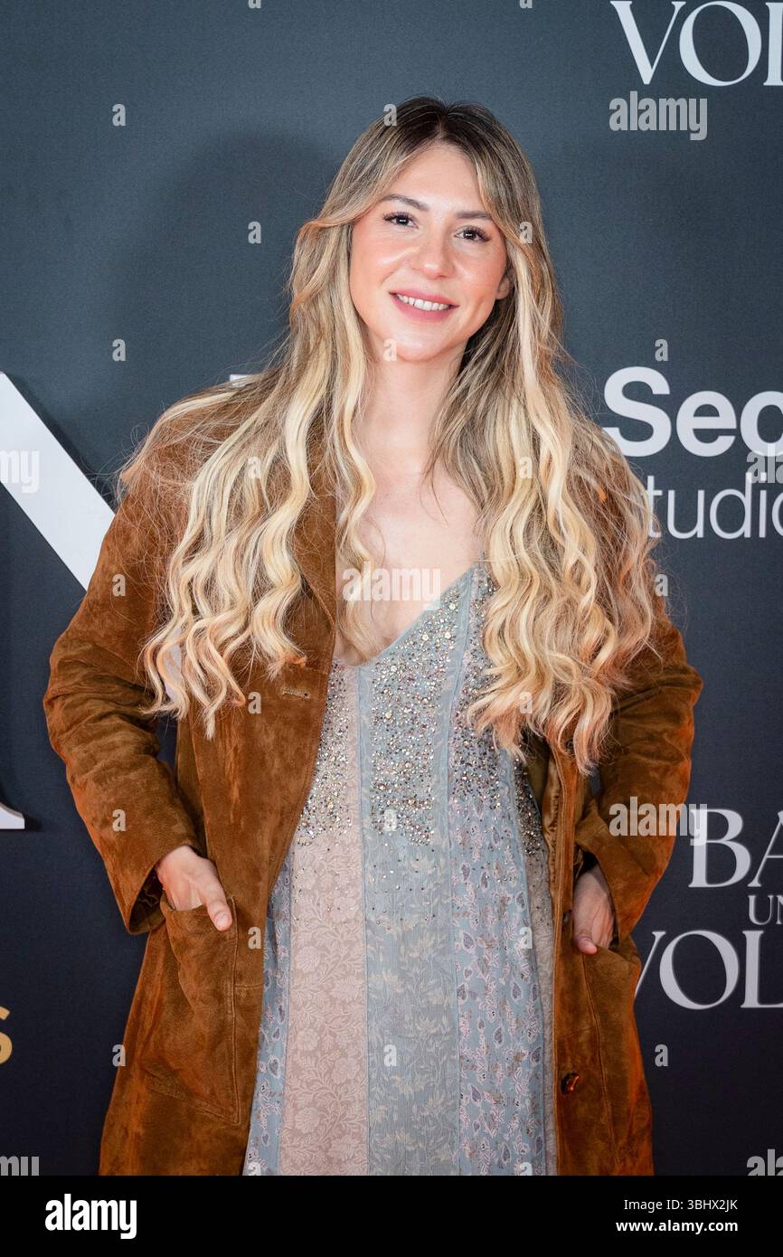 Rebeca Ruiz attends to 'Bajo un volcan' premiere at Callao Cinema on ...