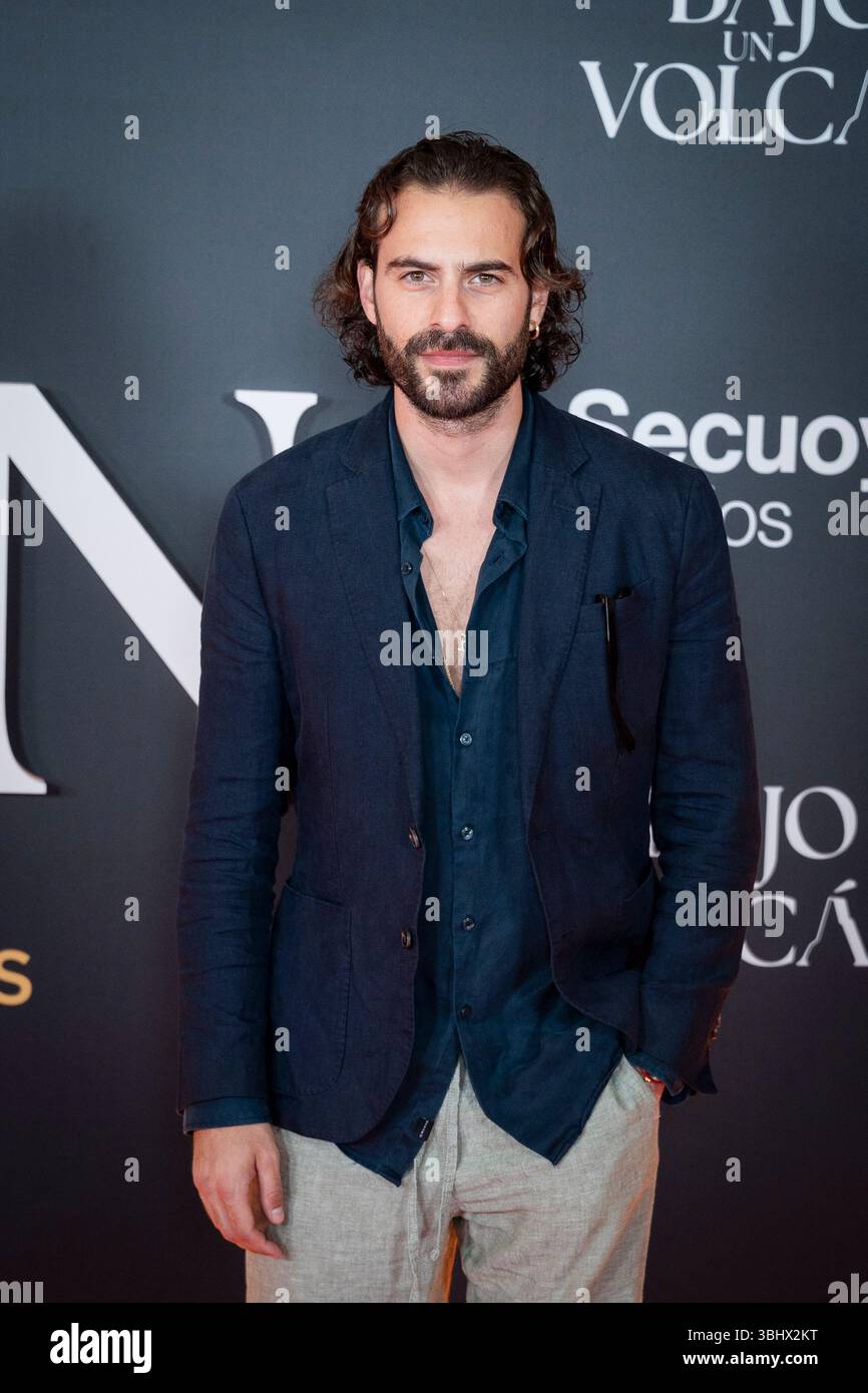Ibrahim Al Shami attends to 'Bajo un volcan' premiere at Callao Cinema ...