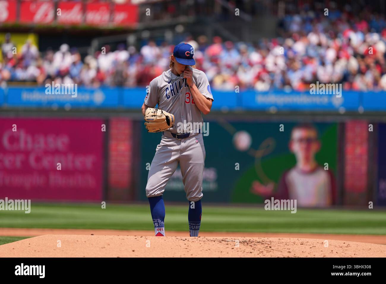 Chicago Cubs' Ben Brown plays during a baseball game Wednesday, June 11 ...