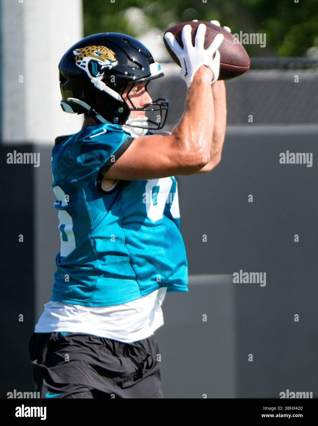 Jacksonville Jaguars tight end Johnny Mundy makes a reception during ...