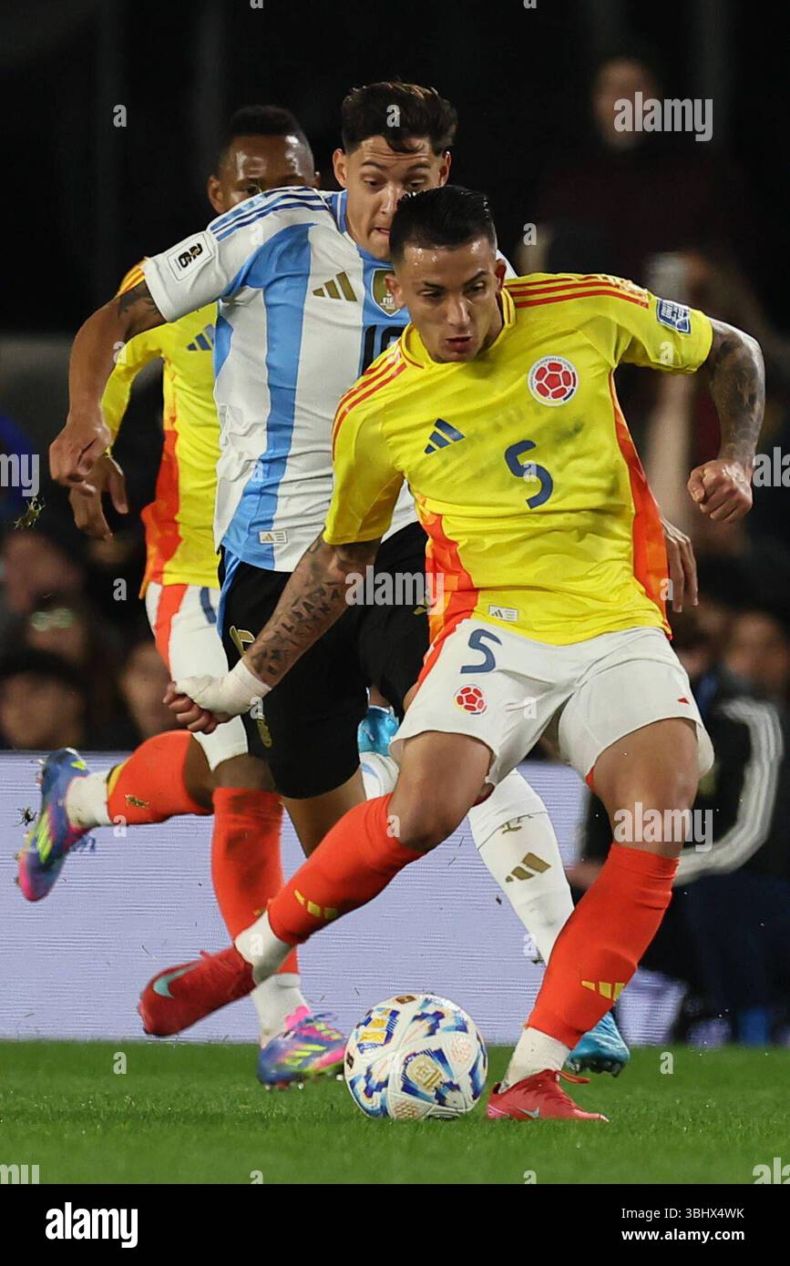 Colombia s national team midfielder Kevin Castano controls the ball ...