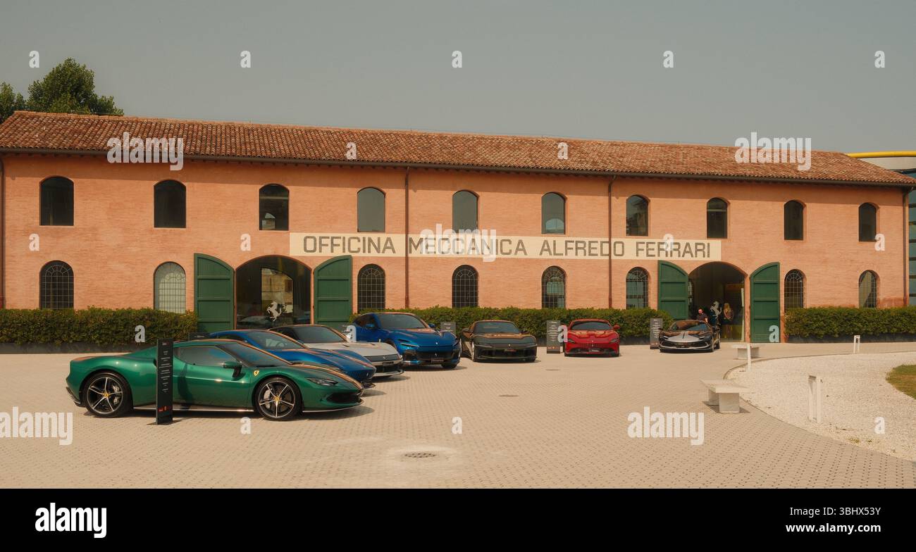 Enzo Ferrari Museum during Motor Valley Fest, Modena, Italy Stock Photo ...