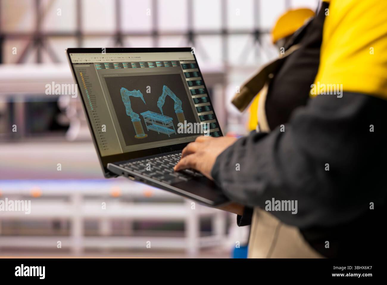 Engineer in smart solar manufacturing hi-res stock photography and ...