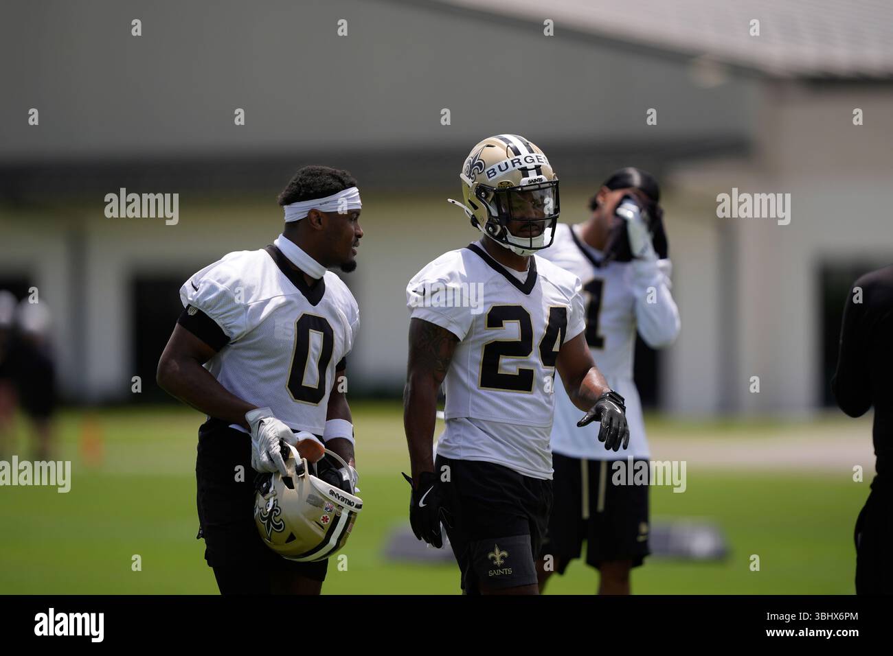 New Orleans Saints safety Ugo Amadi (0) and safety Terrell Burgess (24 ...