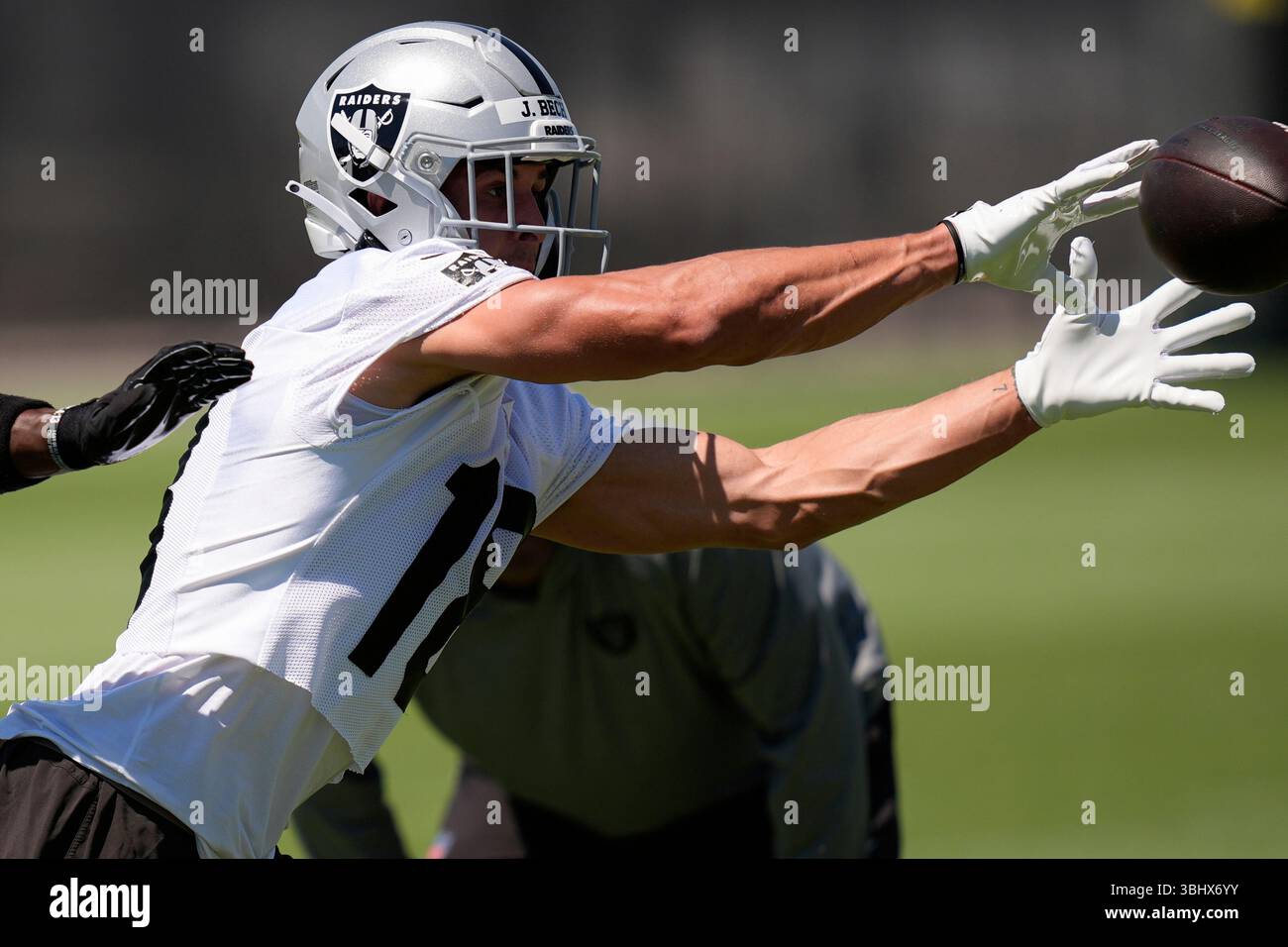 Las Vegas Raiders Wide Receiver Jack Bech Participates During An Nfl