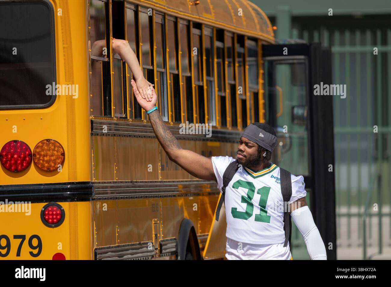 Green Bay Packers running back Emanuel Wilson (31) during practice at ...