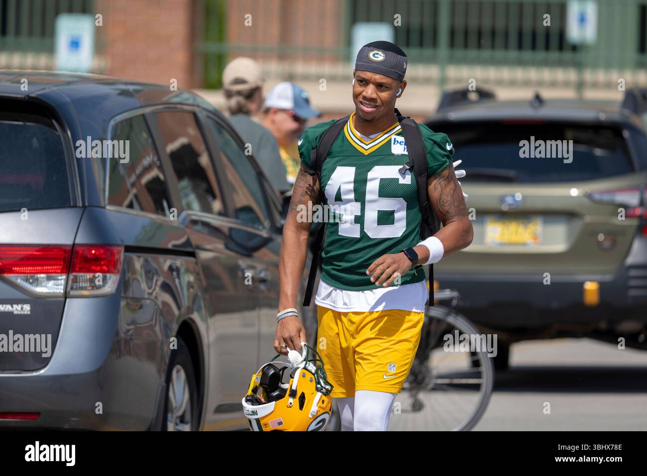 Green Bay Packers Amar Johnson during practice at NFL football minicamp ...