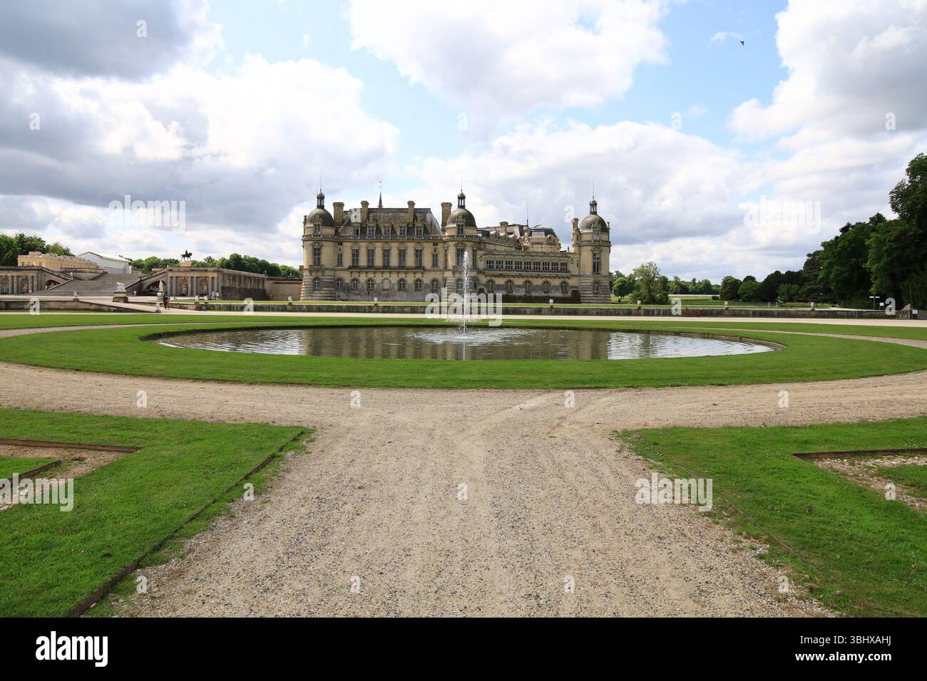The Castle of Chantilly is a historic French castle located in the town ...