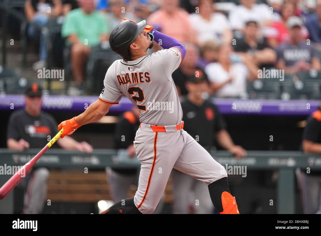 San Francisco Giants shortstop Willy Adames (2) in the first inning of ...