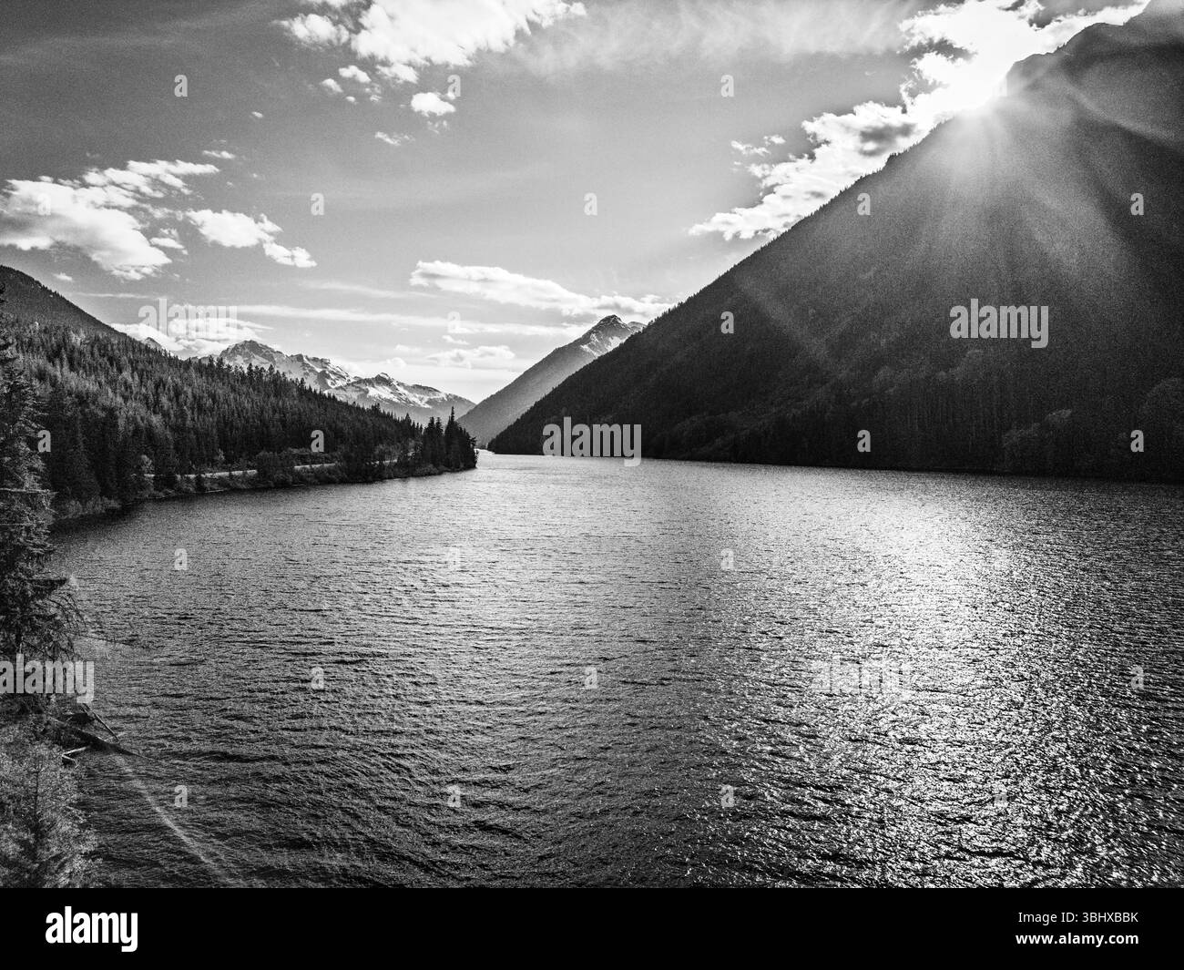 British rural landscape road Black and White Stock Photos & Images - Alamy