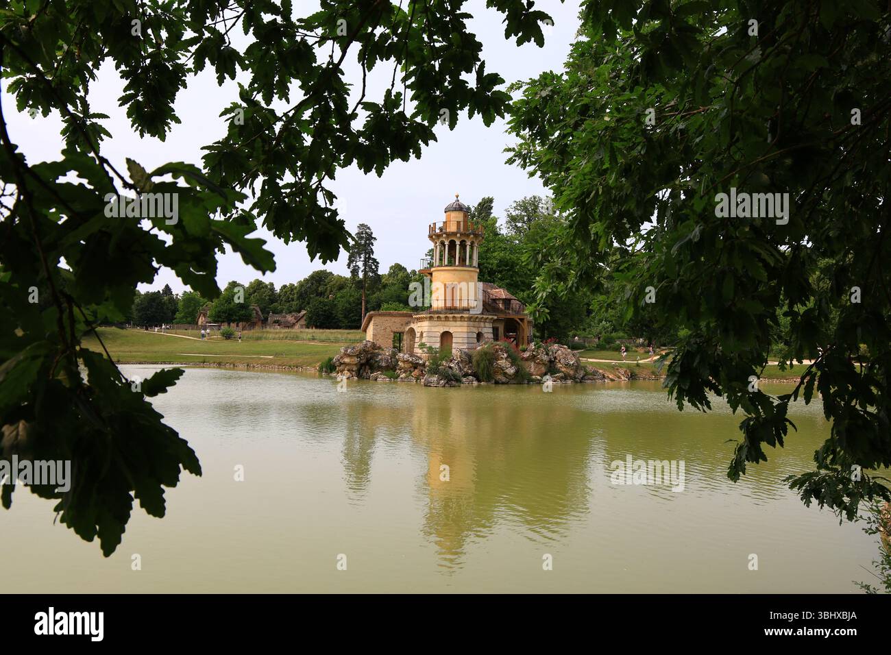 The Queen's Hamlet is a rustic retreat in the park of the Palace of ...