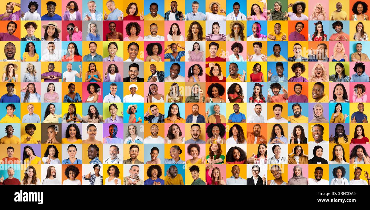 Diverse portraits highlighting different lifestyles and expressions ...