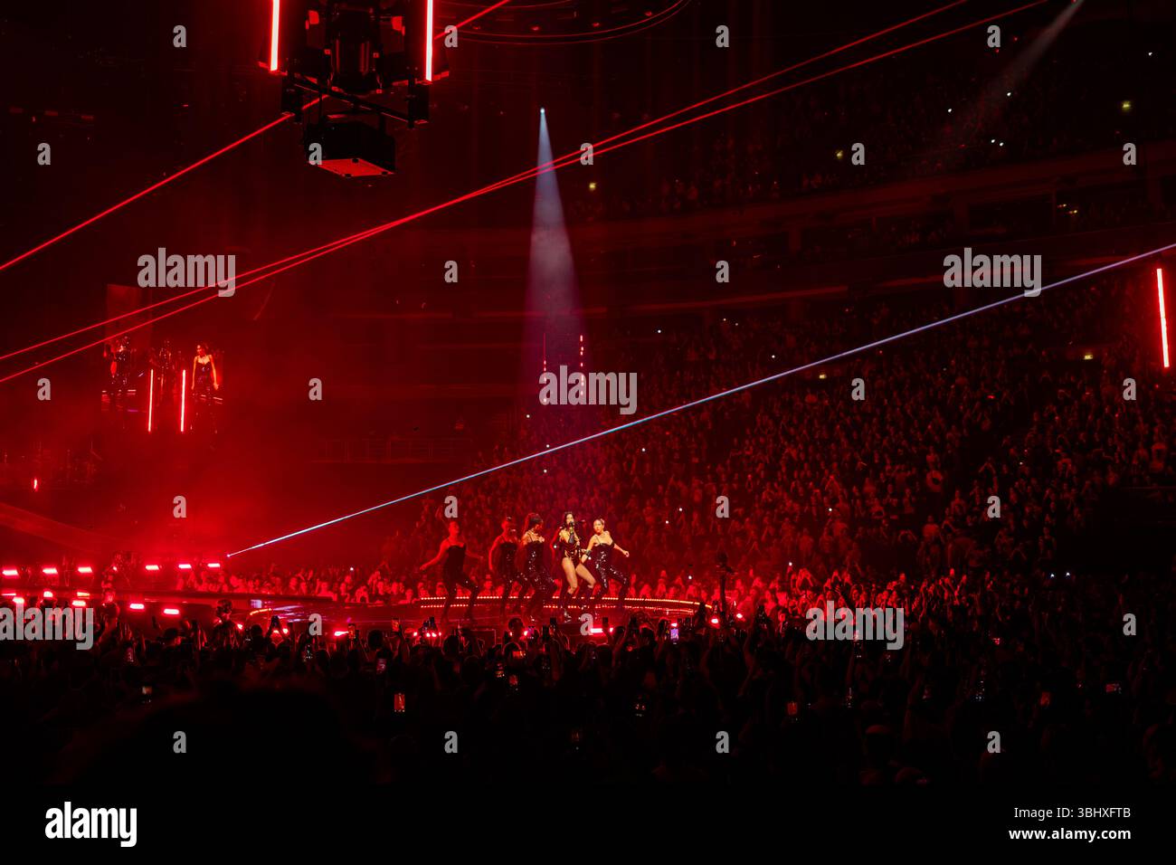 Prague, Czech Republic - 28 May, 2025. Pop super star singer Dua Lipa ...
