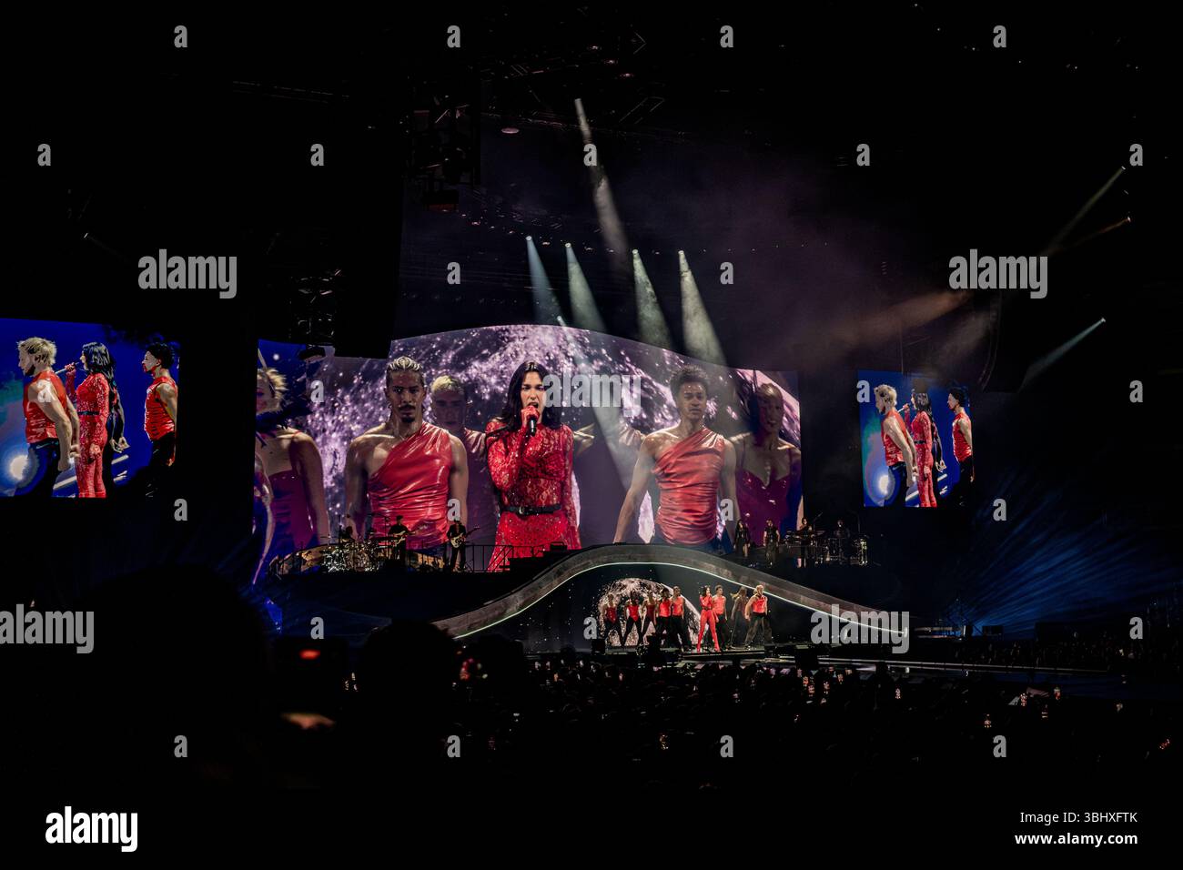 Prague, Czech Republic - 28 May, 2025. Pop super star singer Dua Lipa ...