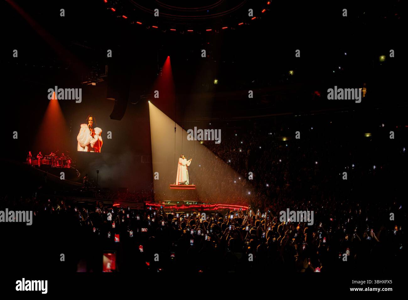 Prague, Czech Republic - 28 May, 2025. Pop super star singer Dua Lipa ...
