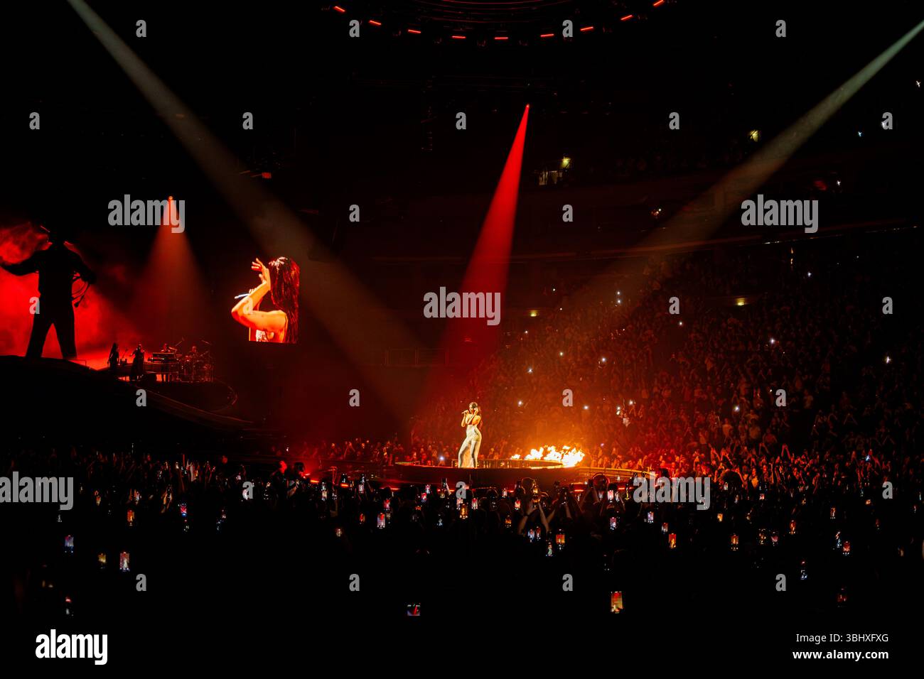 Prague, Czech Republic - 28 May, 2025. Pop super star singer Dua Lipa ...