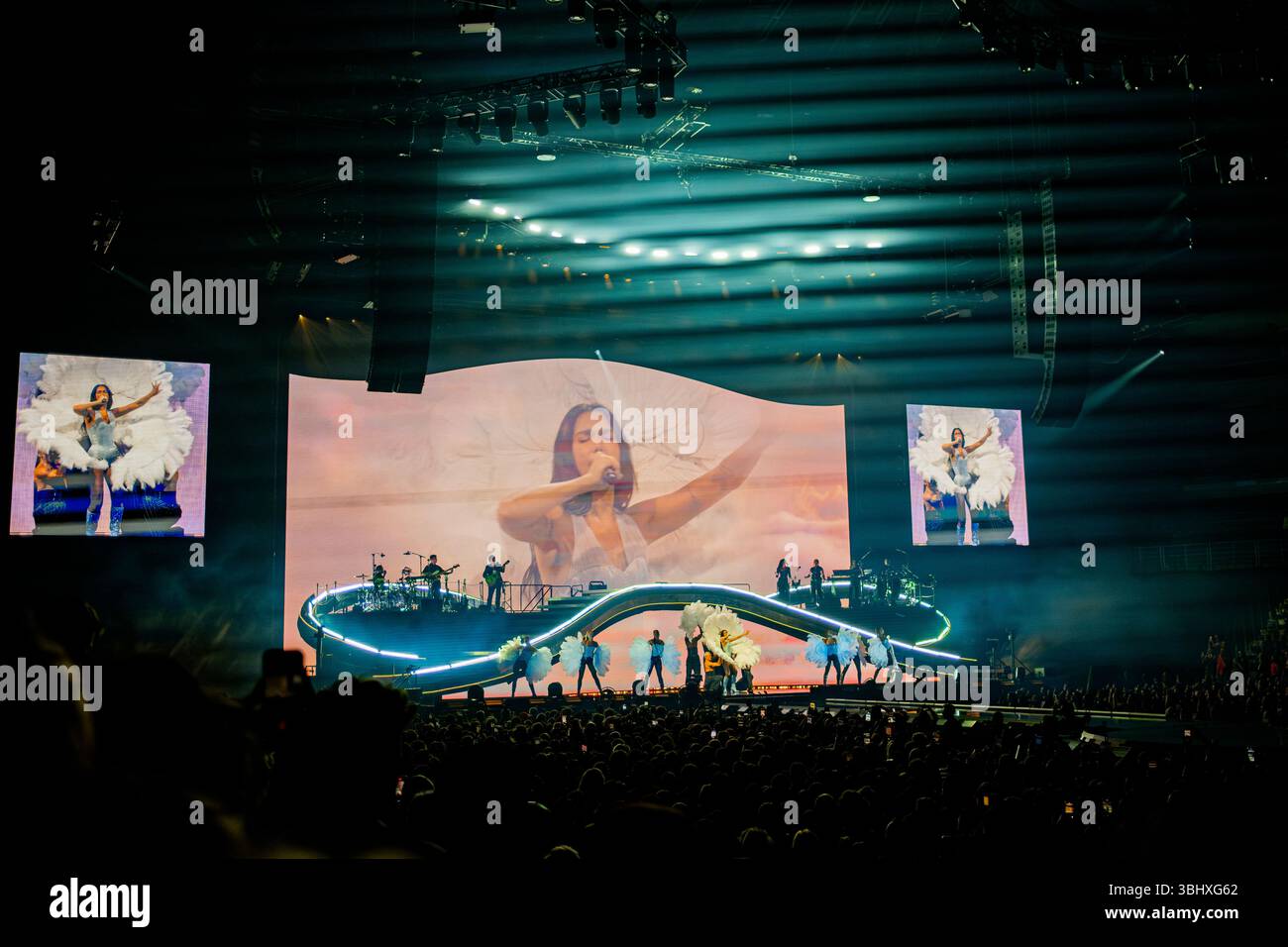 Prague, Czech Republic - 28 May, 2025. Pop super star singer Dua Lipa ...