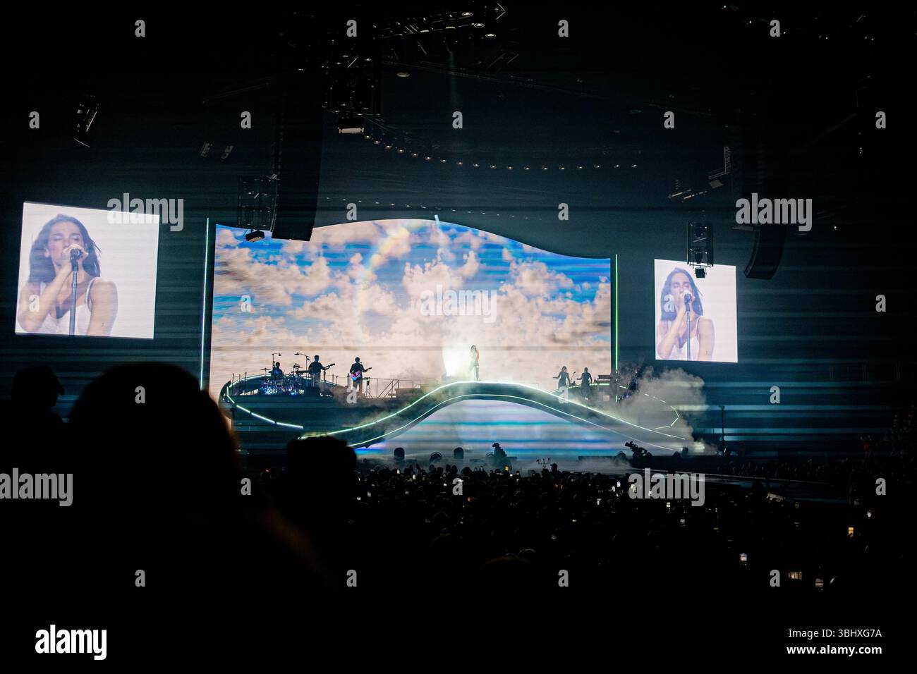 Prague, Czech Republic - 28 May, 2025. Pop super star singer Dua Lipa ...