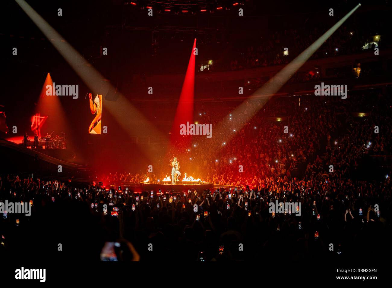 Prague, Czech Republic - 28 May, 2025. Pop super star singer Dua Lipa ...