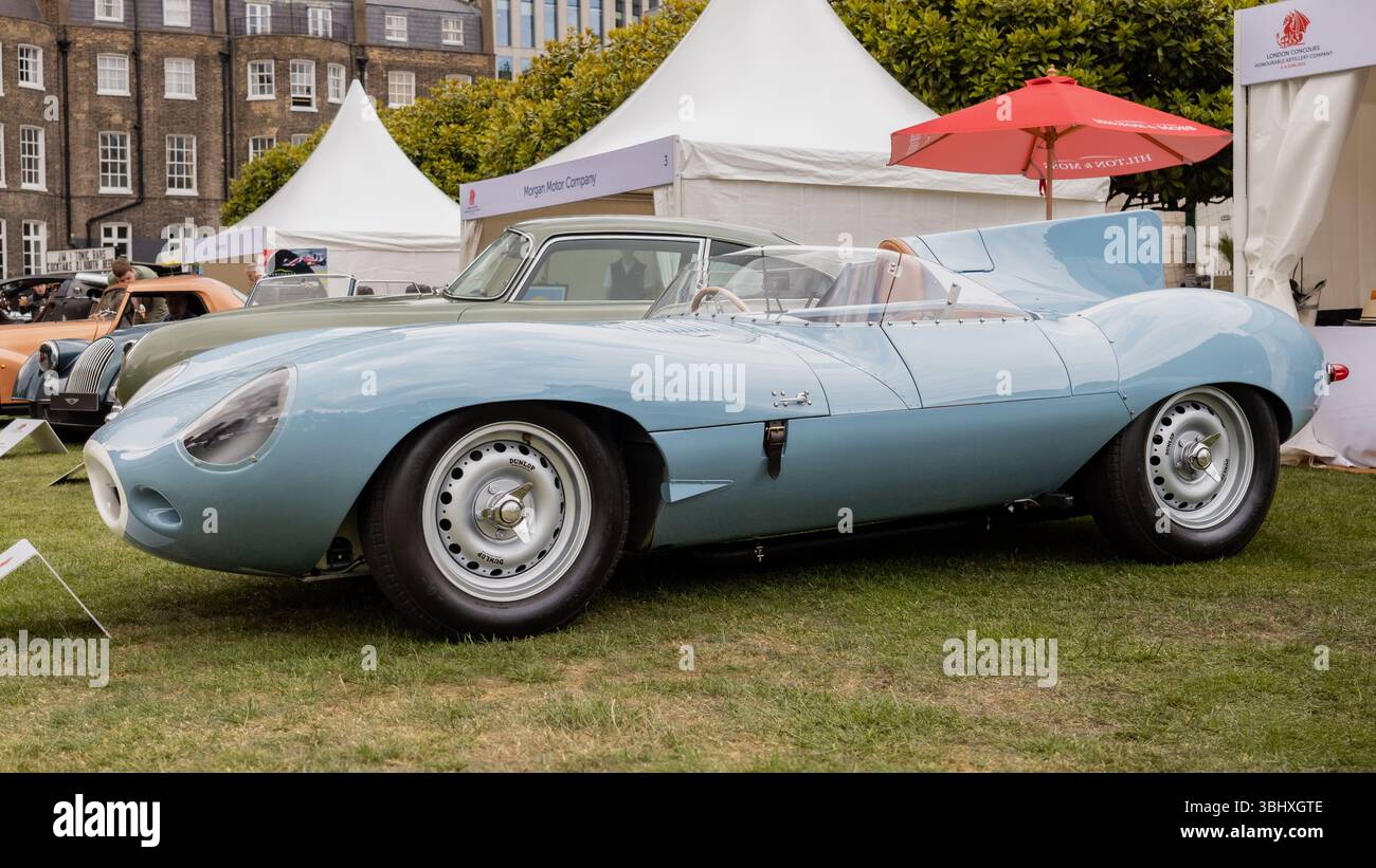 Jaguar E-Type at the London Concours classic car show 2025 Stock Photo ...