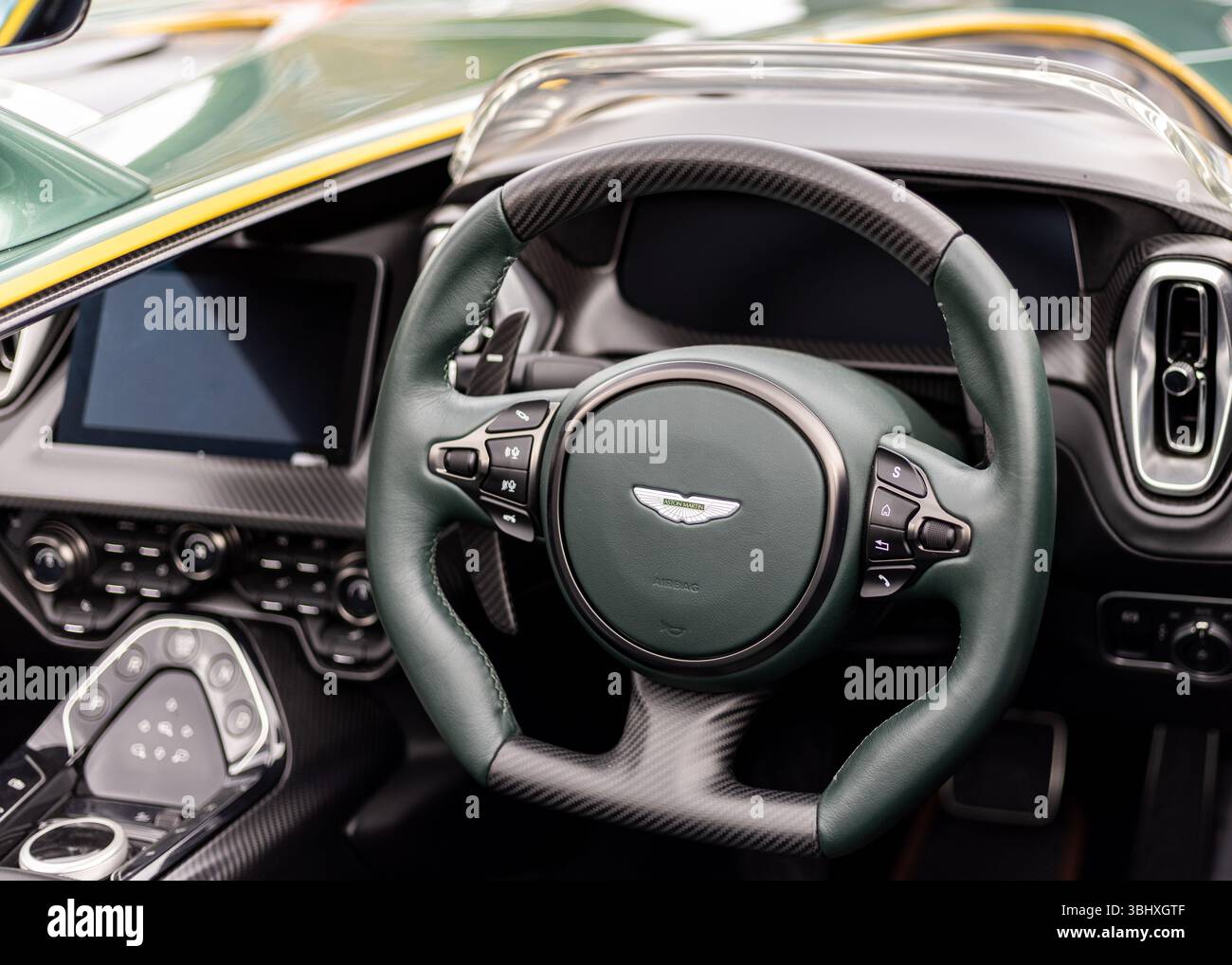 Classic racing car interior hi-res stock photography and images - Alamy