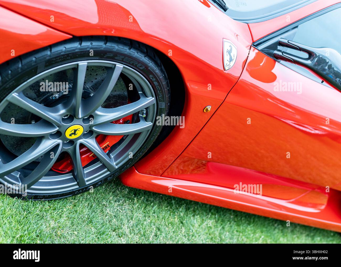 A Ferrari at the London Concours classic car show 2025 Stock Photo - Alamy