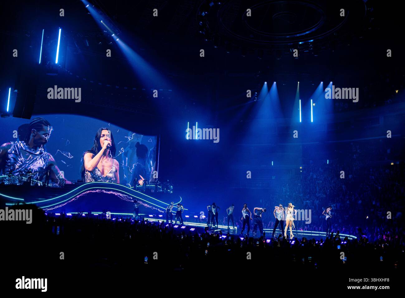 Prague, Czech Republic - 28 May, 2025. Pop super star singer Dua Lipa ...
