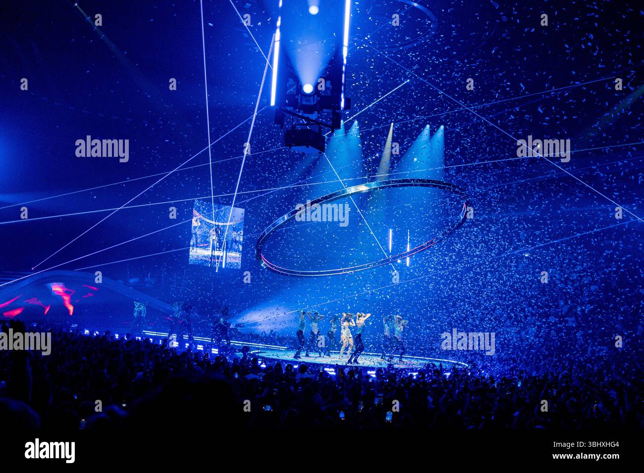 Prague, Czech Republic - 28 May, 2025. Pop super star singer Dua Lipa ...
