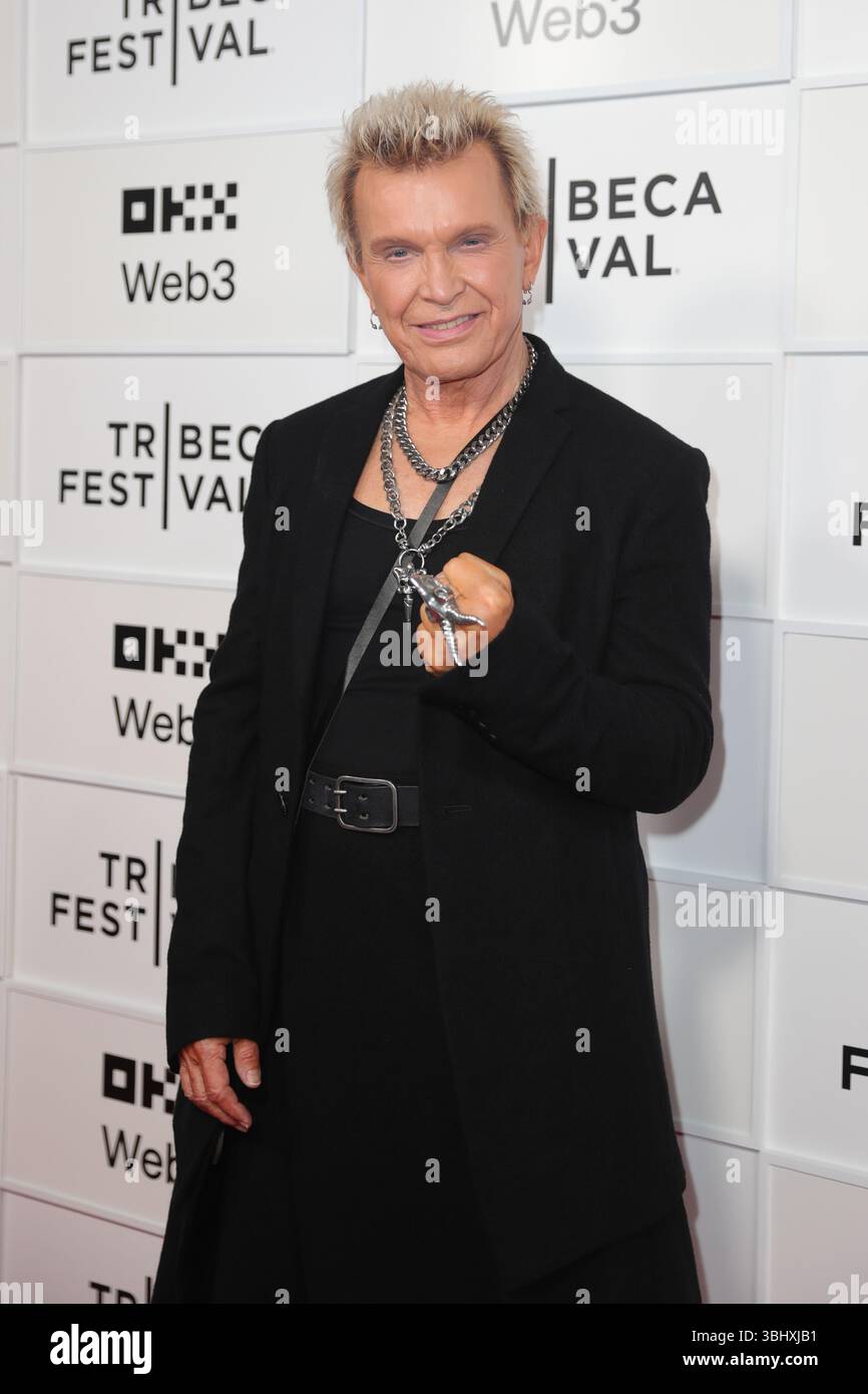 NEW YORK, NEW YORK - JUNE 10: Billy Idol attend the "Billy Idol Should ...