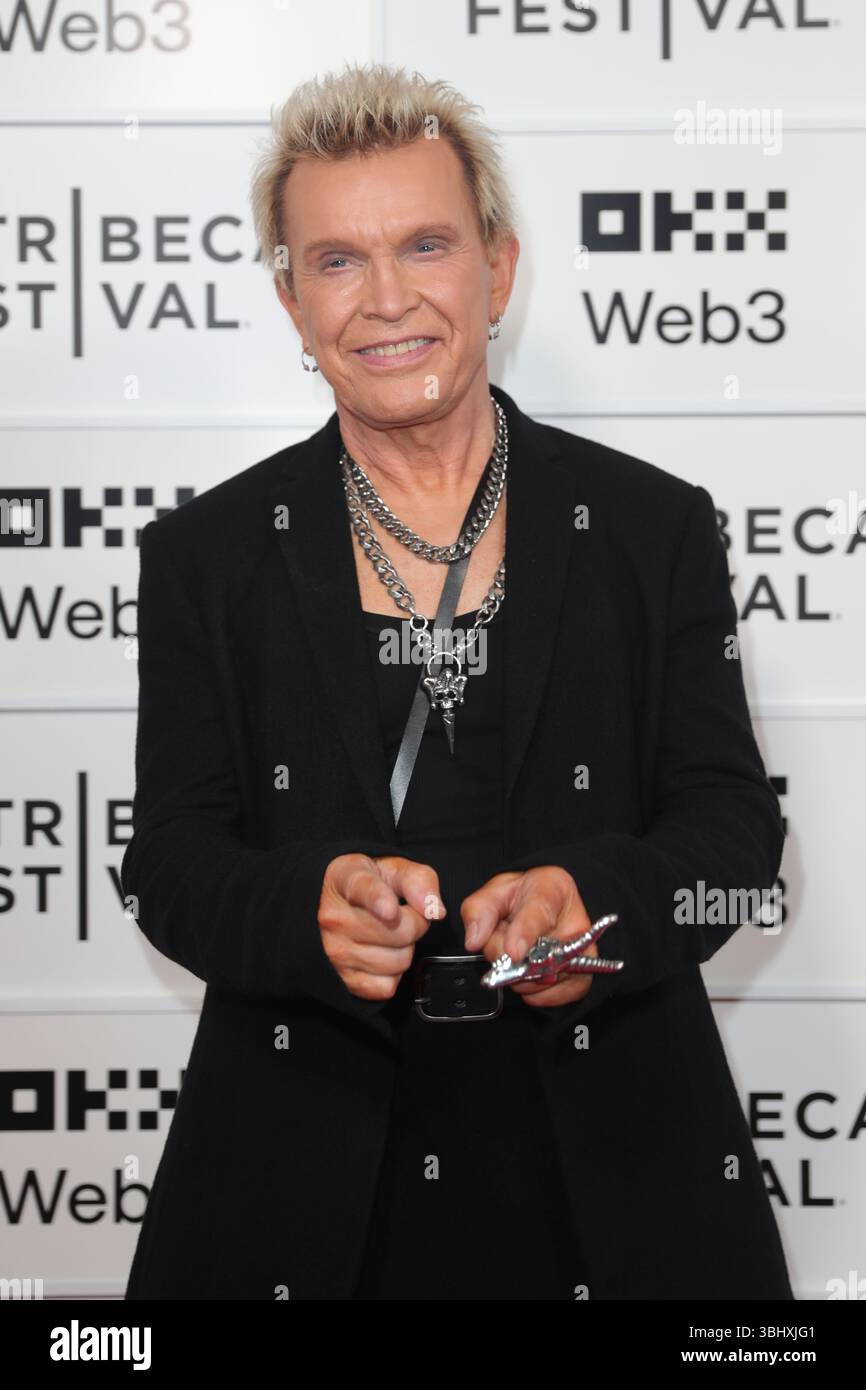 NEW YORK, NEW YORK - JUNE 10: Billy Idol attend the "Billy Idol Should ...