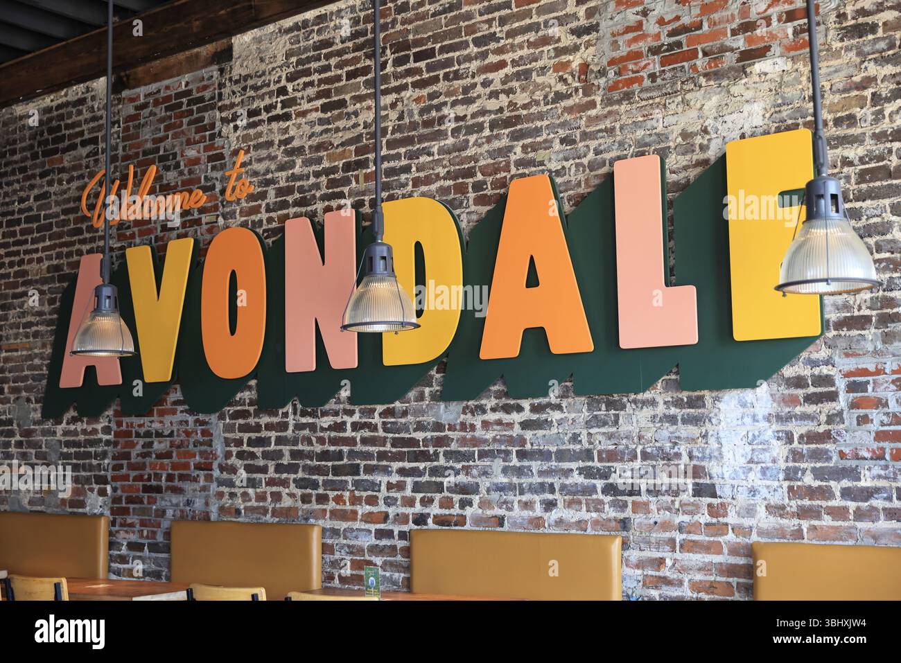 Avondale, on 41st street, young buzzing area in Birmingham, Alabama ...