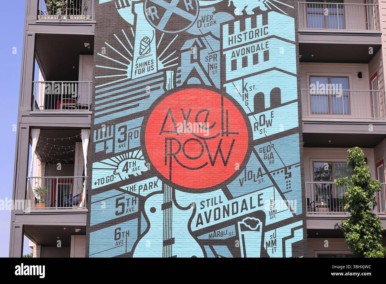 Avondale, on 41st street, young buzzing area in Birmingham, Alabama ...