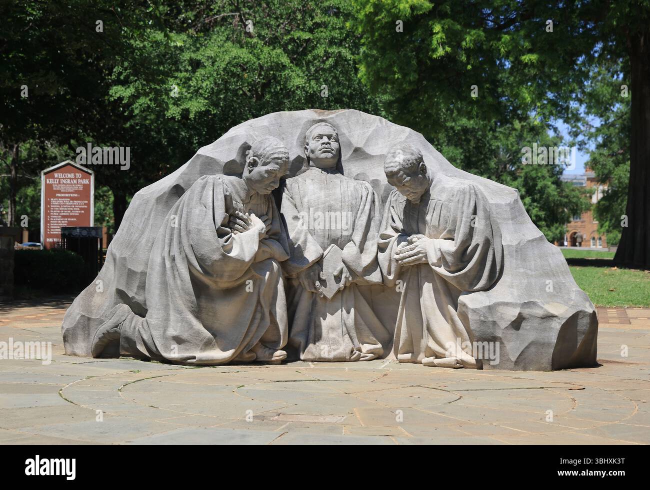 Kelly Ingram Park in Birmingham, Alabama, a public park with ...