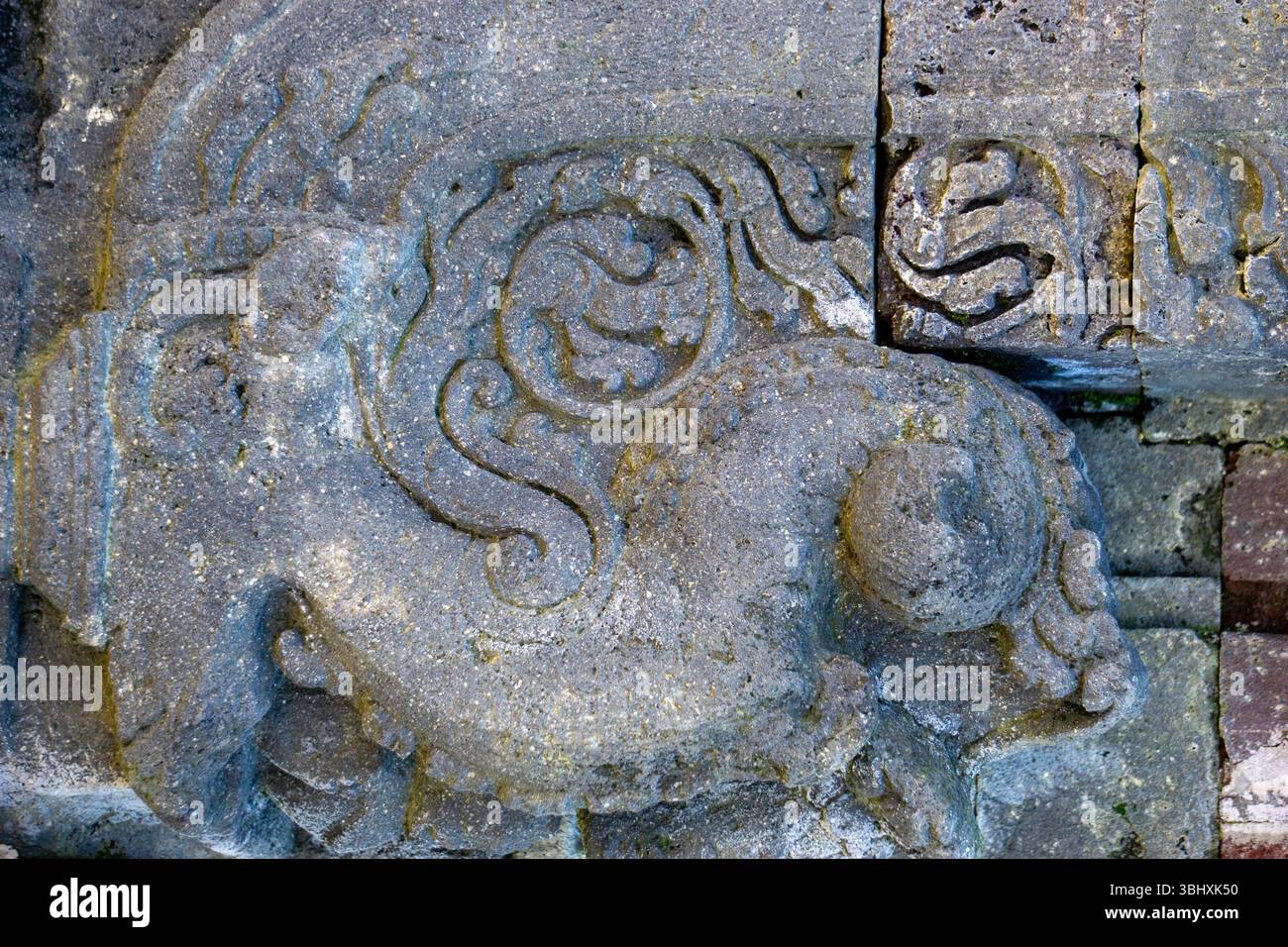 The relief on Arjuna Temple complex in Dieng. (In this complex there ...