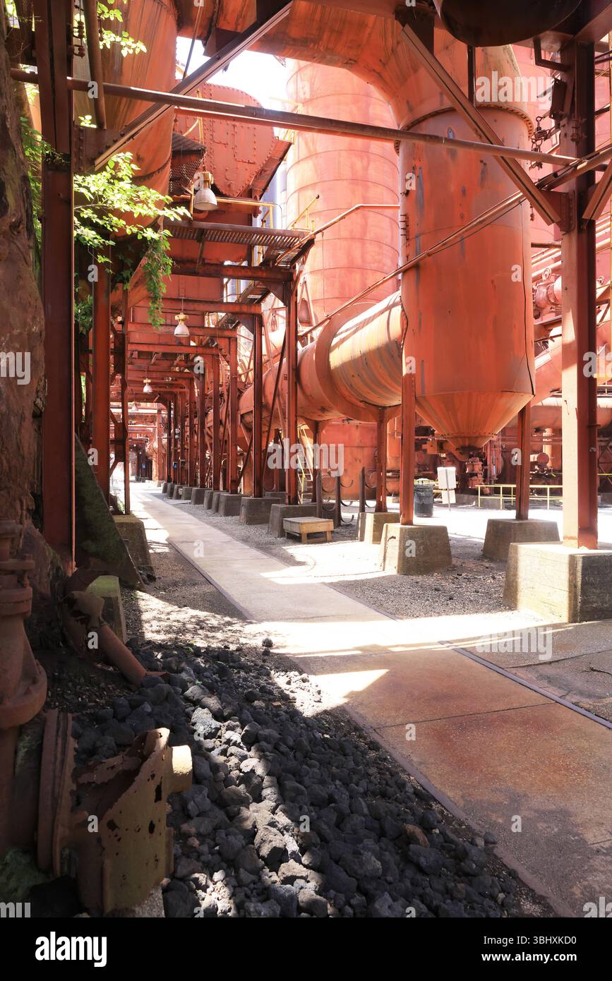 Portrait sloss furnaces historic national landmark hi-res stock ...