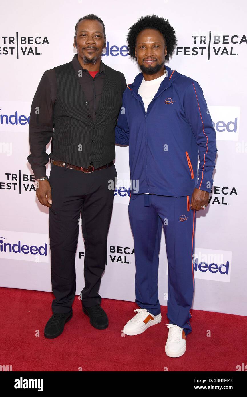 New York, USA. 11th June, 2025. (L-R) Erik LaRay Harvey and Elvis ...