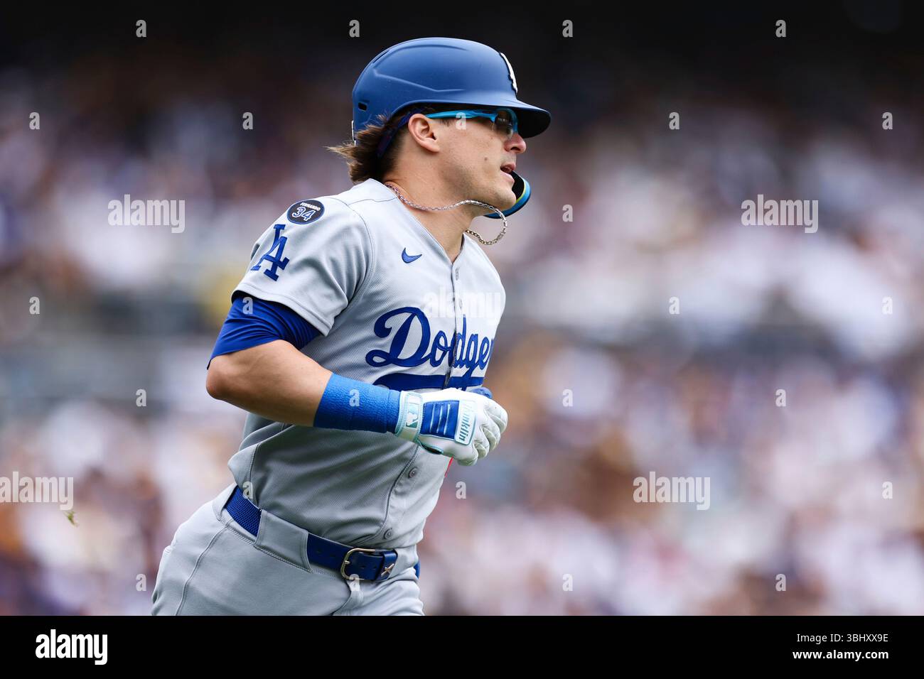 Los Angeles Dodgers' Kiké Hernandez runs the bases against the San ...