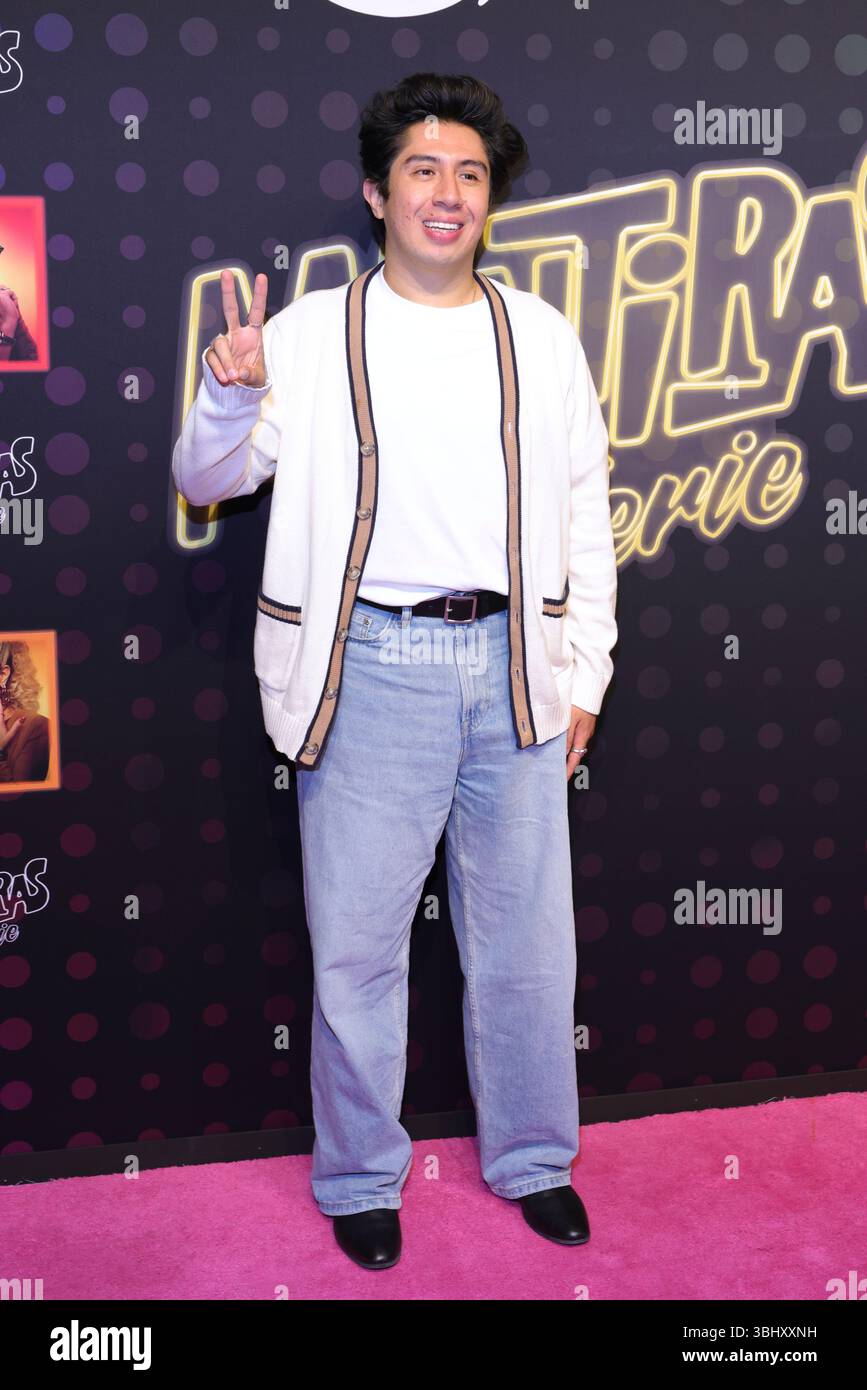 Mexico City, Mexico. 10th June, 2025. Daniel Sosa poses for photos ...