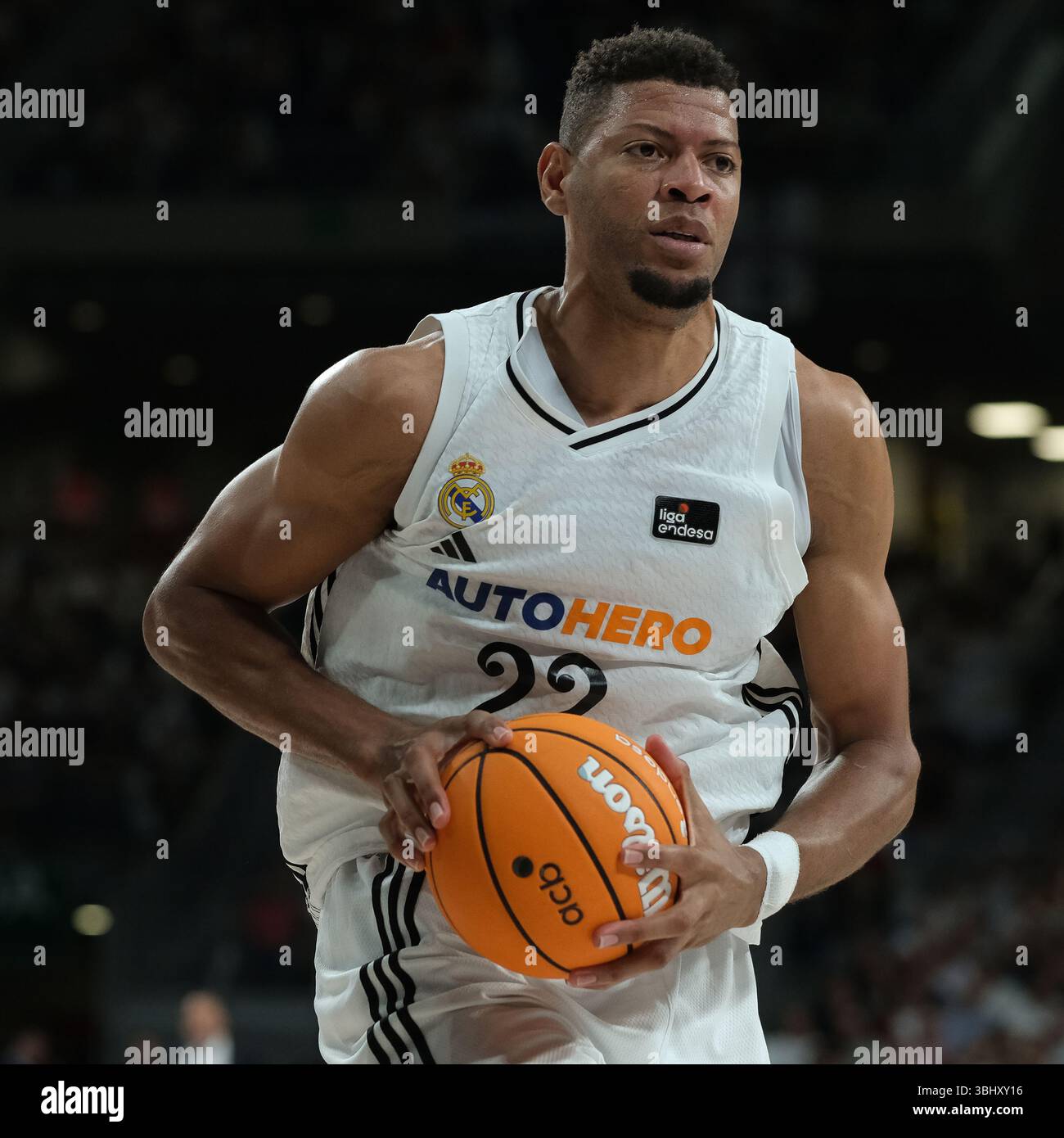 Edy Tavares of Real Madrid seen in action during the first Semifinals ...