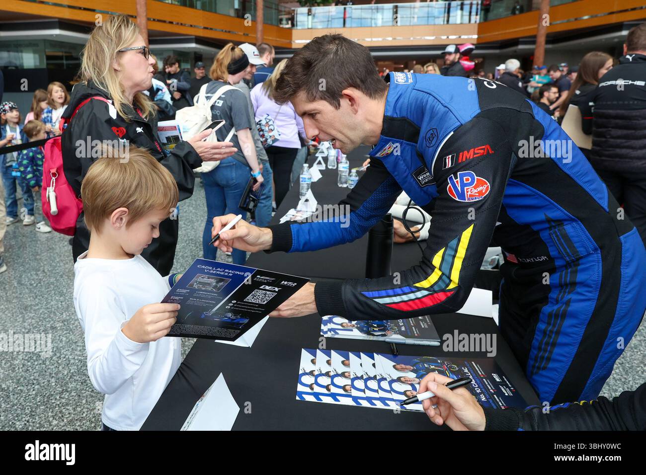 May 31st, 2025: Wayne Taylor Racing driver Ricky Taylor (10) signs ...