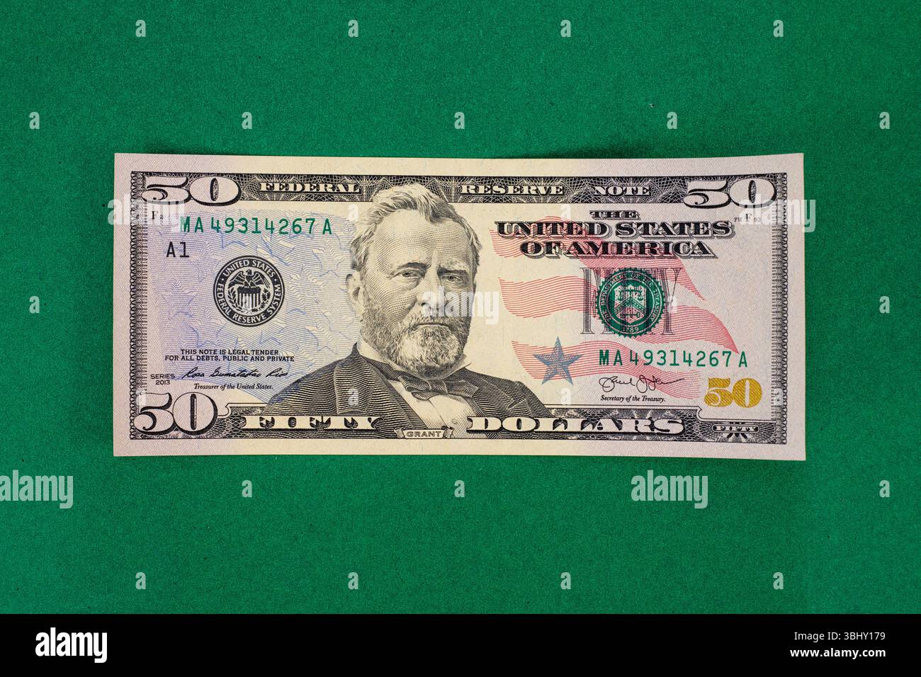 50 dollar bill hi-res stock photography and images - Alamy