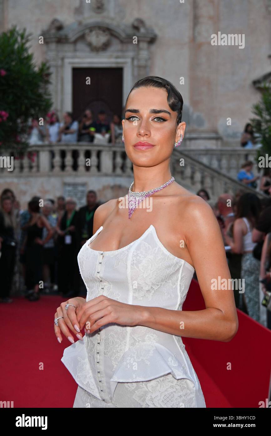 Taormina, 71st Taormina Film Festival 2025 - Day 2, Red Carpet. In the ...