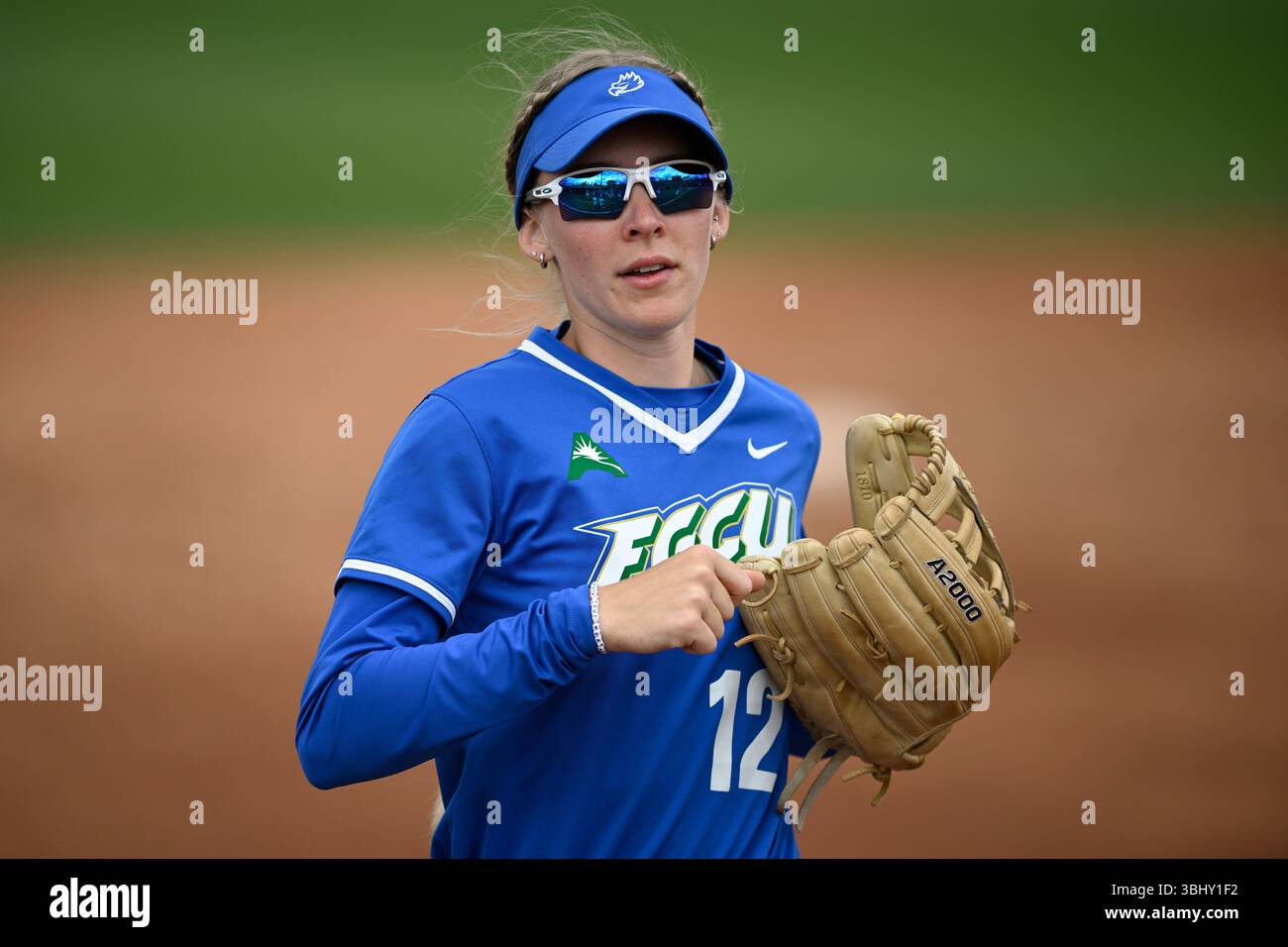 Florida Gulf Coast outfielder Emily Chiarella (12) during an NCAA ...