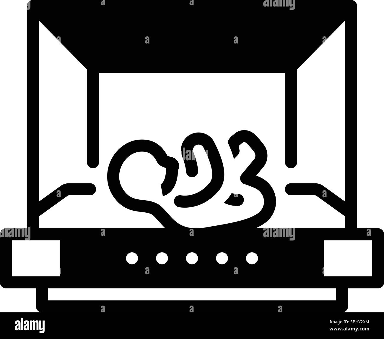 Premature baby incubator Black and White Stock Photos & Images - Alamy