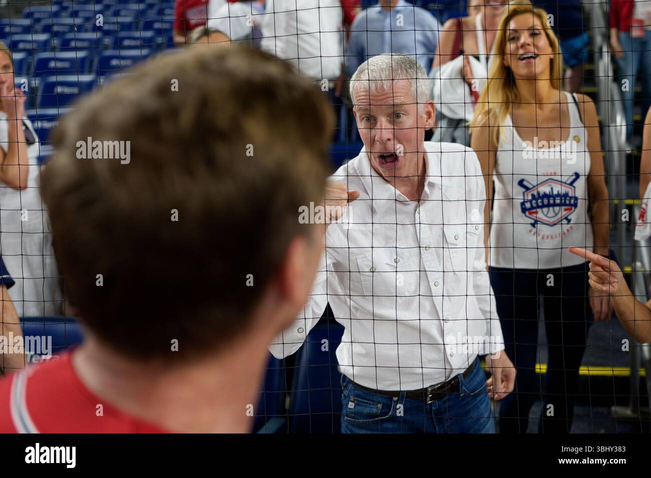 Representative Rich McCormick (Republican of Georgia) celebrates with ...