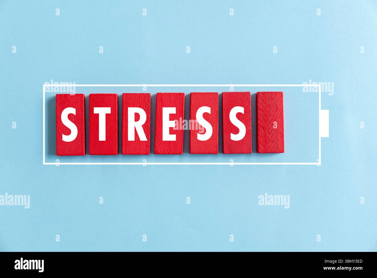 Stress low battery icon hi-res stock photography and images - Alamy