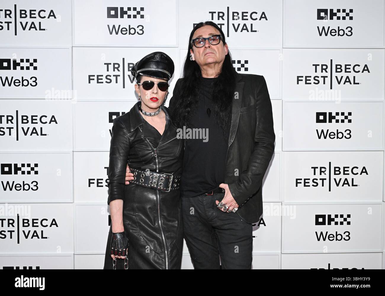 Director Jonas Akerlund, right, and wife Bea Akerlund attend the ...