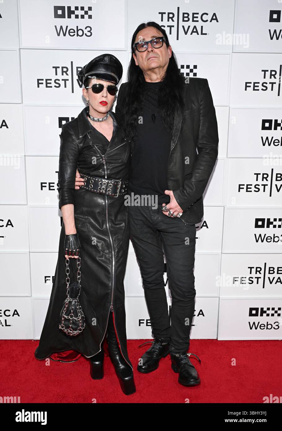 Director Jonas Akerlund, right, and wife Bea Akerlund attend the ...